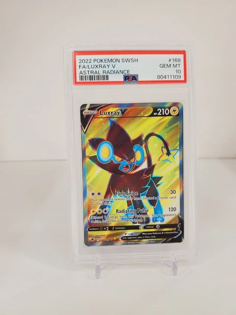 POKÉMON ASTRAL RADIANCE Luxray V Full Art Ultra Rare 168/189 GEM COMME ...