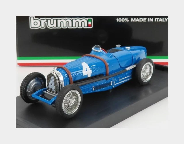 1:43 BRUMM BUGATTI F1 Tipo 59 #4 Winner Belgium Gp 1934 R.Dreyfus ...