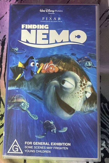 FINDING NEMO VHS Walt Disney Pixar Video Tape PAL Talking Sea Animals ...