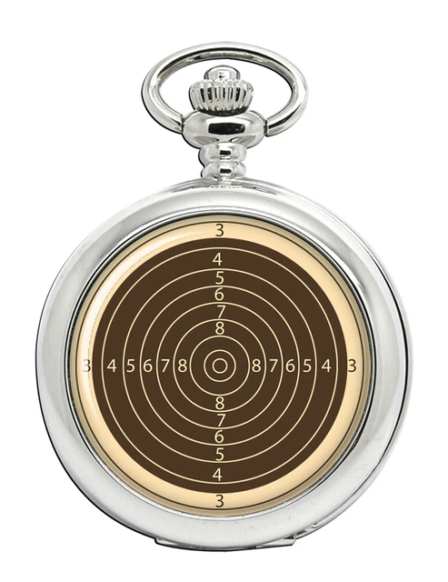 SMALL BORE RIFLE Target Pocket Watch £24.99 - PicClick UK