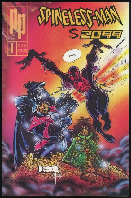 SPINELESS-MAN $2099 COMIC Spider-Man 2099 Parody Doom Punisher ...