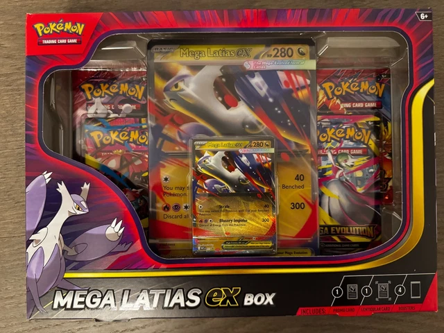 POKEMON TCG Mega Evolution Mega Latias EX Box Sealed Box #6 $39.00 ...