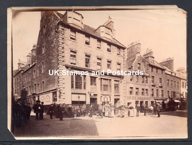 1890S ALEX WILSON Dundee Photo Corner Of Overgate/Barrack Street-The ...