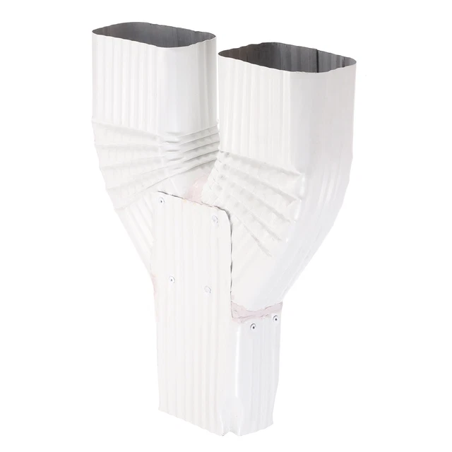 DOWNSPOUT GUTTER Y Shape Connector 3x4 Square Downspout Diverter, Fits ...