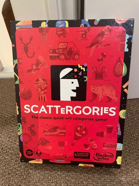 HASBRO GAMING SCATTERGORIES Board Game Original version, 2016, NEW in ...