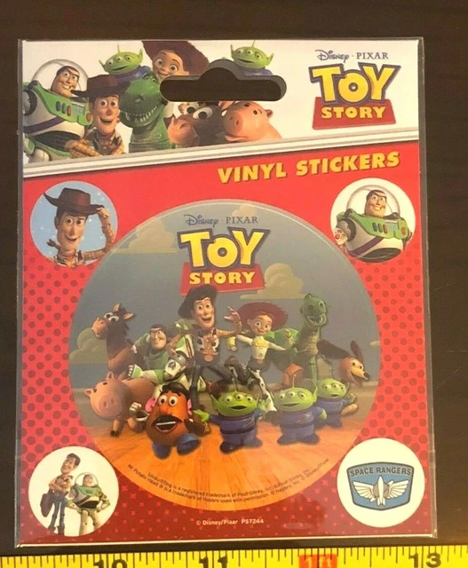 STICKER TOY STORY Disney Pixar Official Vinyl Sticker Plus 4 Small ...