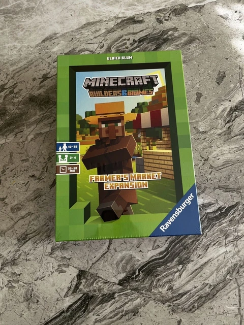 RAVENSBURGER MINECRAFT BUILDERS & Biomes Farmer's Market Expansion Pack ...