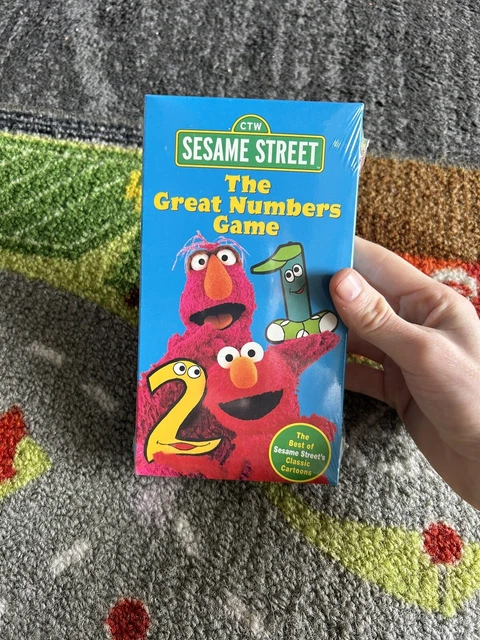 SESAME STREET - The Great Numbers Game VHS 1998 Classic Cartoon Movie ...