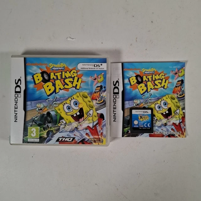 SPONGEBOB SQUAREPANTS BOATING Bash Nintendo DS Video Game Manual PAL £4 ...