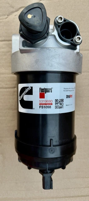 CUMMINS FLEETGUARD FS1098 Fuel Water Separator Assembly 5319680 New OEM ...