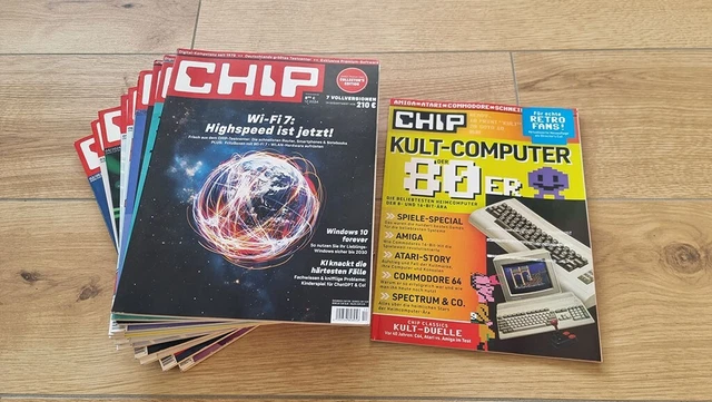 ZEITSCHRIFTEN CHIP - kompletter Jahrgang 2024 - mit Sonderheft EUR 30 ...