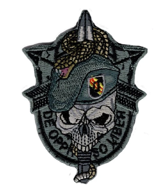US ARMY SPECIAL Forces Skull Sword and Snake Hook Patch BY MILTACUSA $7 ...