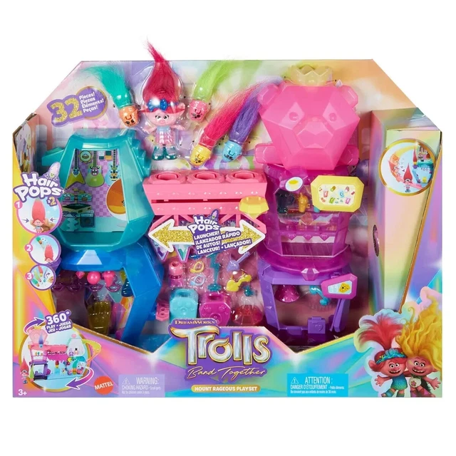 DREAMWORKS TROLLS BAND Together - Mount Rageous Doll Playset £1.75 ...