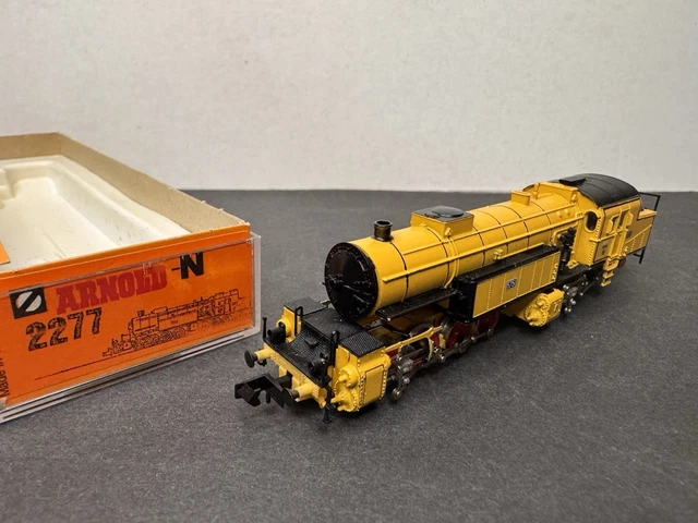 SPUR N ARNOLD 2277 Dampflok Gt 2x4/4 Mallet K.Bay.. Ocker, OVP, Top aus ...