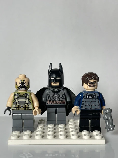 LOT DE FIGURINES LEGO DC Super Heroes Batman Bane 76001 The Dark Knight ...