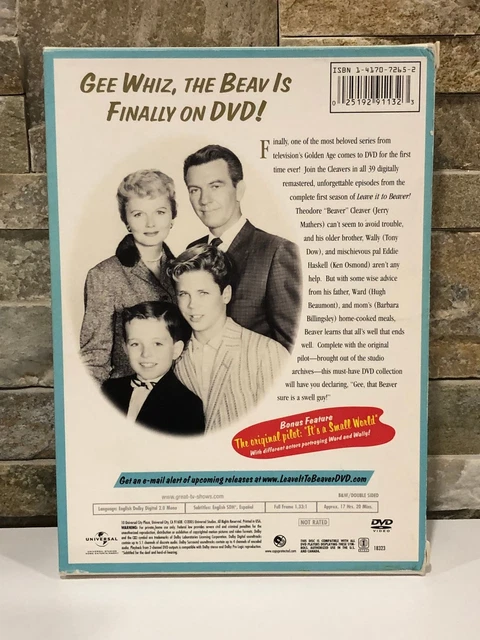 LEAVE IT TO Beaver The Complete First Season DVD Universal TV Series ...