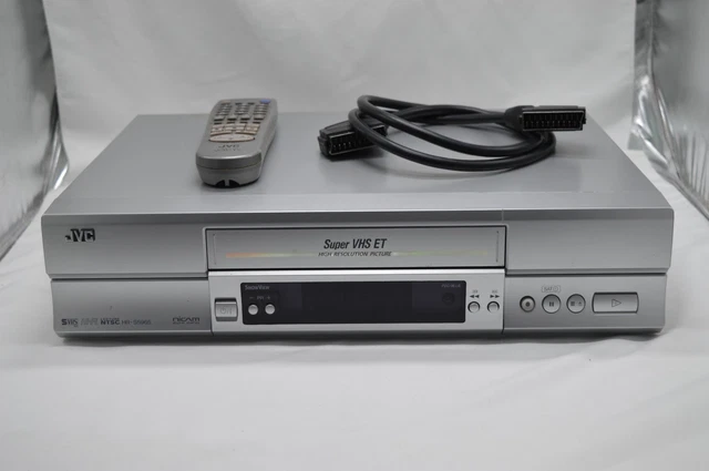MAGNÉTOSCOPE VCR VHS JVC Super VHS S-VHS HR-S5965EF PAL SECAM haut de ...