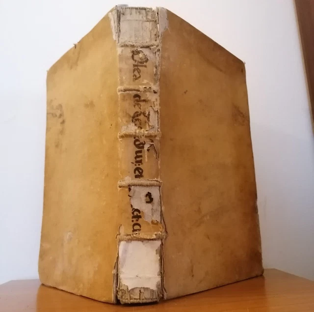 ENORME LIBRO ANTICO IN FOLIO-PIENA PERGAMENA-1680-A. de Olea-DIRITTO ...