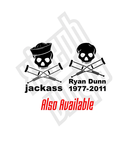 JACKASS LOGO VINYL sticker decal bam margera johnny knoxville window ...