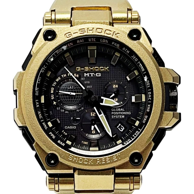 CASIO MTG-G1000RG-1AJR PARASITE Or Solaire Radio GPS Limitée '700 ...