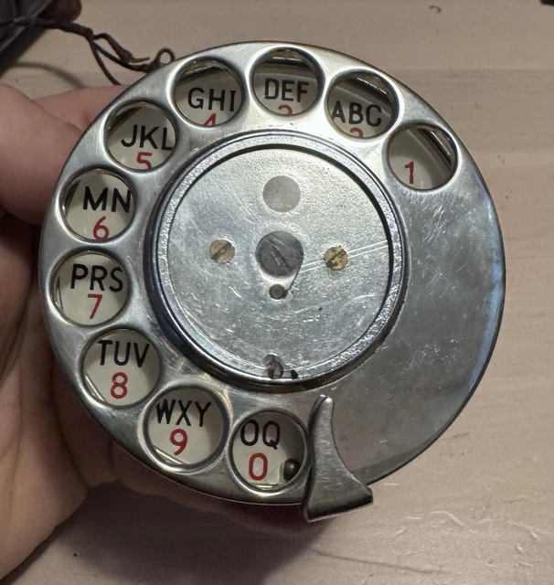 GPO DIAL NO 12 Incl Cloth Lead,Retaining Clip And Opal £10.80 - PicClick UK