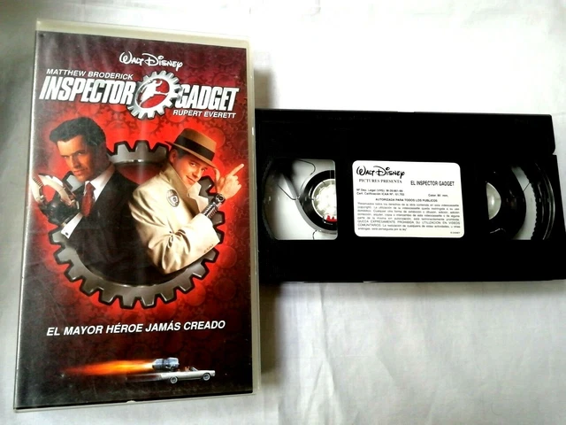 INSPECTOR GADGET MATTHEW Broderick Rupert Everett Walt Disney VHS Pal ...