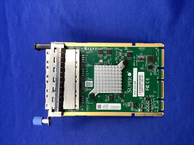 AOC-AG-I4M SUPERMICRO 4PORT Gigabit RJ45 Based on Intel i350GbE ...