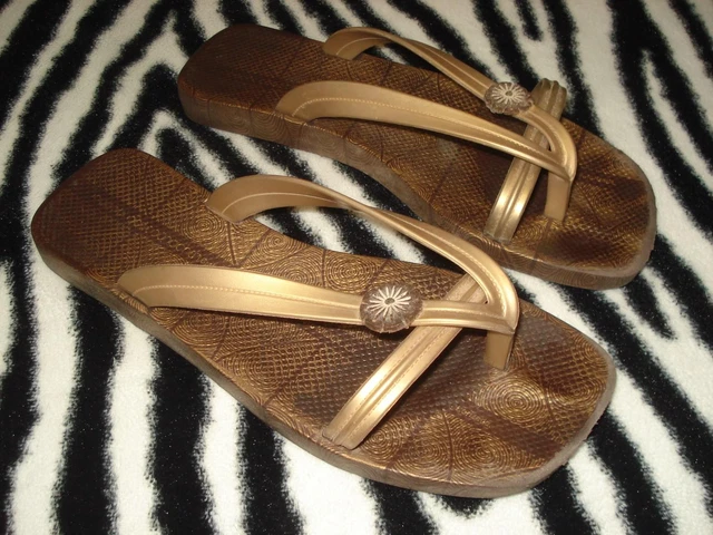 DAMEN FLIP FLOPS Grendene Gr. 39 Made in Brazil Ipanema Sandalen EUR 3 ...