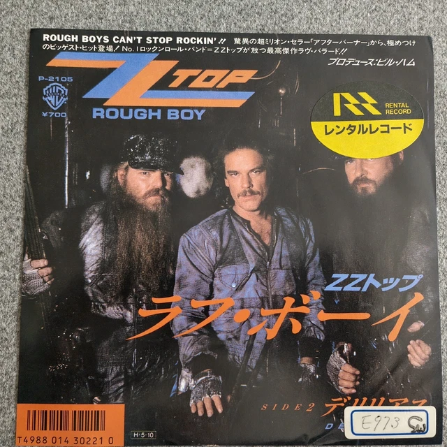 ZZ TOP JAPANESE Single Rough Boy/ Can't Stop Rocking £6.99 - PicClick UK