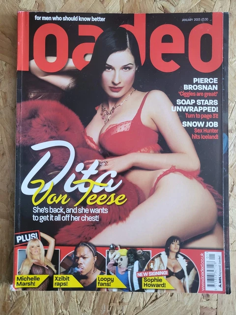 LOADED MAGAZINE JANUARY 2005 1007 Dita Von Teese Michelle Marsh loaded-magazine-january-2005-1007-dita-von-teese-michelle-marsh