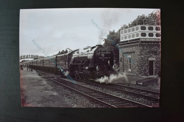 B&W TRAIN PHOTOGRAPH of Railway Blue Peter Locomotive No. 60532 (p55 ...