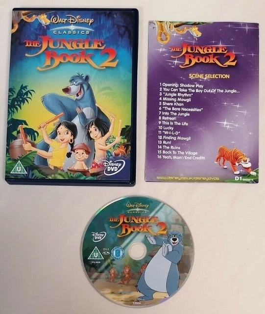 DVD - DISNEY Sequel Jungle Book 2 DVD PAL Region 2 Cert U 2003 Animated ...