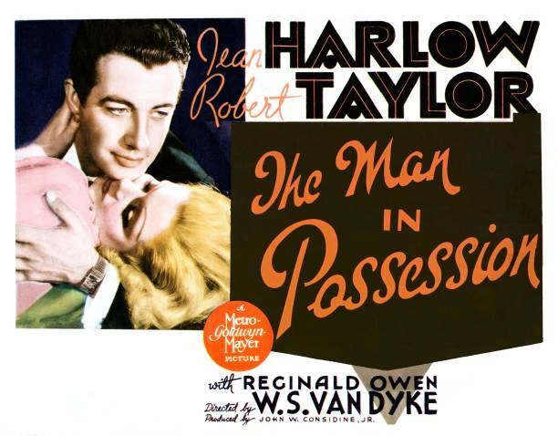 PERSONAL PROPERTY JEAN Harlow Robert Taylor lobby card 1937 Old Movie ...