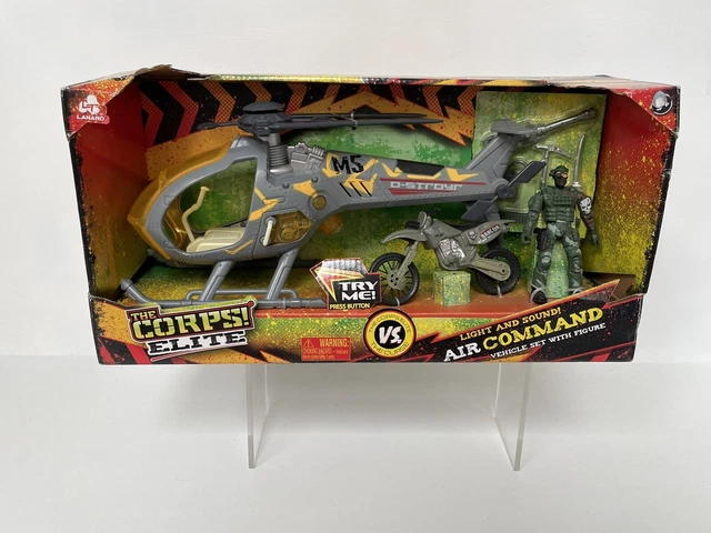 LANARD THE CORPS Elite vs The Curse Air Command Vehicle Set Lights ...