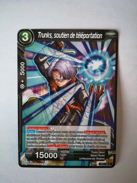 CARTE DBS BT4-102 TRUNKS colossal warfare Dragon Ball Super Card Game ...