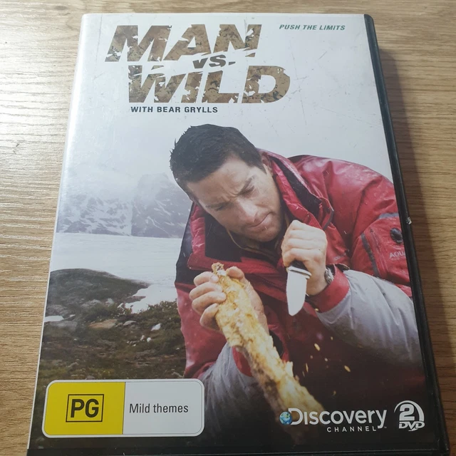 MAN VS WILD Bear Grylls Push The Limits DVD R4 FREE POST $9.95 ...