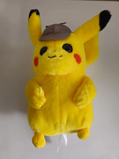 OFFICIAL POKEMON DETECTIVE Pikachu Movie 8'' Plush Soft Toy WCT Pikachu ...