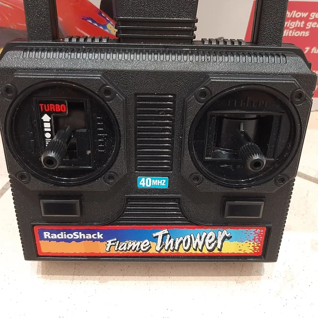 RADIO SHACK FLAMETHROWER Remote Control Car Vintage 90s - Boxed £1.16 ...