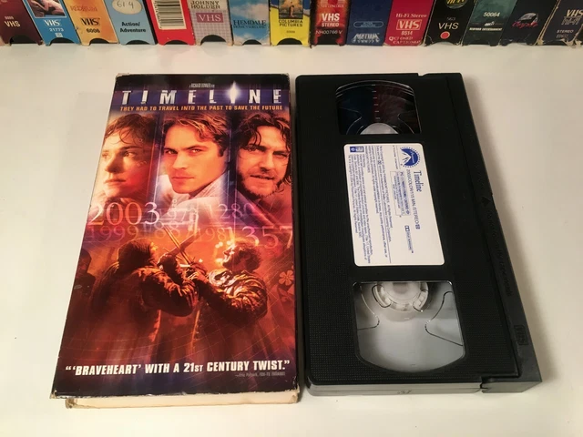 TIMELINE SCI FI Time Travel Adventure VHS 2003 Paul Walker Gerard ...