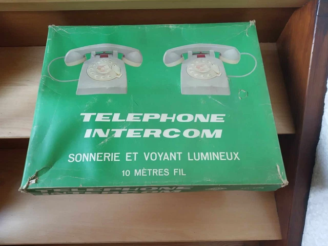 TELEPHONE INTERCOM JOUET Ancien Annees 70 Ingap Made In Italy Complet ...