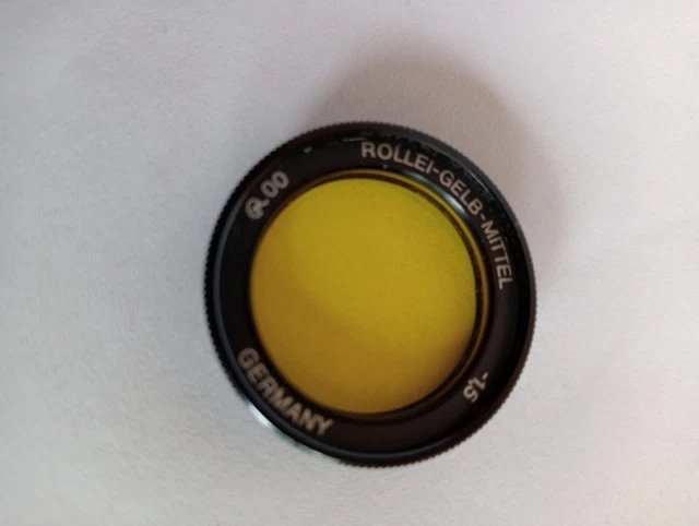 ROLLEI 35, B35, C35, 35LED YELLOW FILTER 24mm + KEEPER .GERMANY £39.99 ...