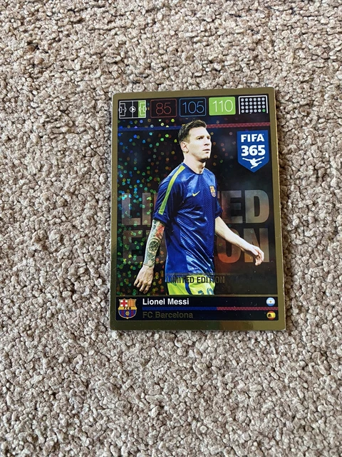 PANINI ADRENALYN XL Fifa 365 2015/2016 Lionel Messi Limited Edition EUR ...