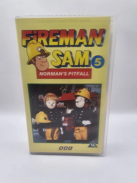 FIREMAN SAM NORMANS Pitfall PAL VHS Video Cassette Tape £24.95 ...