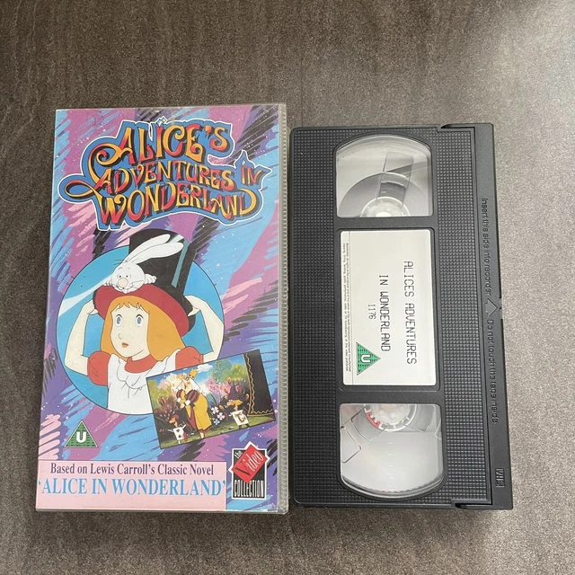 ALICE'S ADVENTURES IN Wonderland - Video Vhs - Vci / Enfants Vintage ...
