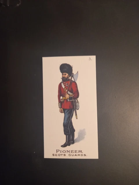 GALLAGHER -TYPES OF British Uniform Military Cards #3 Pioneer Scots ...