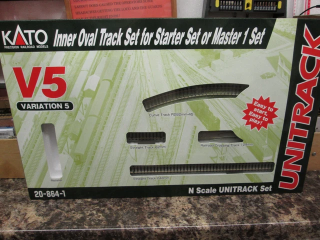 KATO 20-864-1 Unitrack V5 Inner Oval Track For Starter Or Master Boxed N Scale EUR 48,30 ...