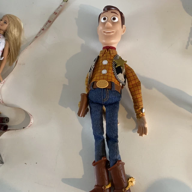 DISNEY PIXAR THINKWAY Toys Toy Story WOODY Pull String Doll Working £24 ...