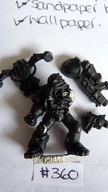WH40K CHAOS SPACE Marine Classic Fabius Entourage Bodyguard 4 Oop Metal ...