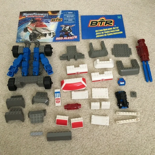 TRANSFORMERS ARMADA RED Alert Longarm Mini-Con BTR Building Blocks ...