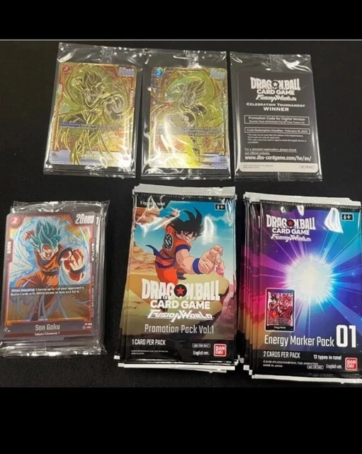 DRAGON BALL SUPER TCG FUSION WORLD Celebration Tournament Kit SEALED £ ...